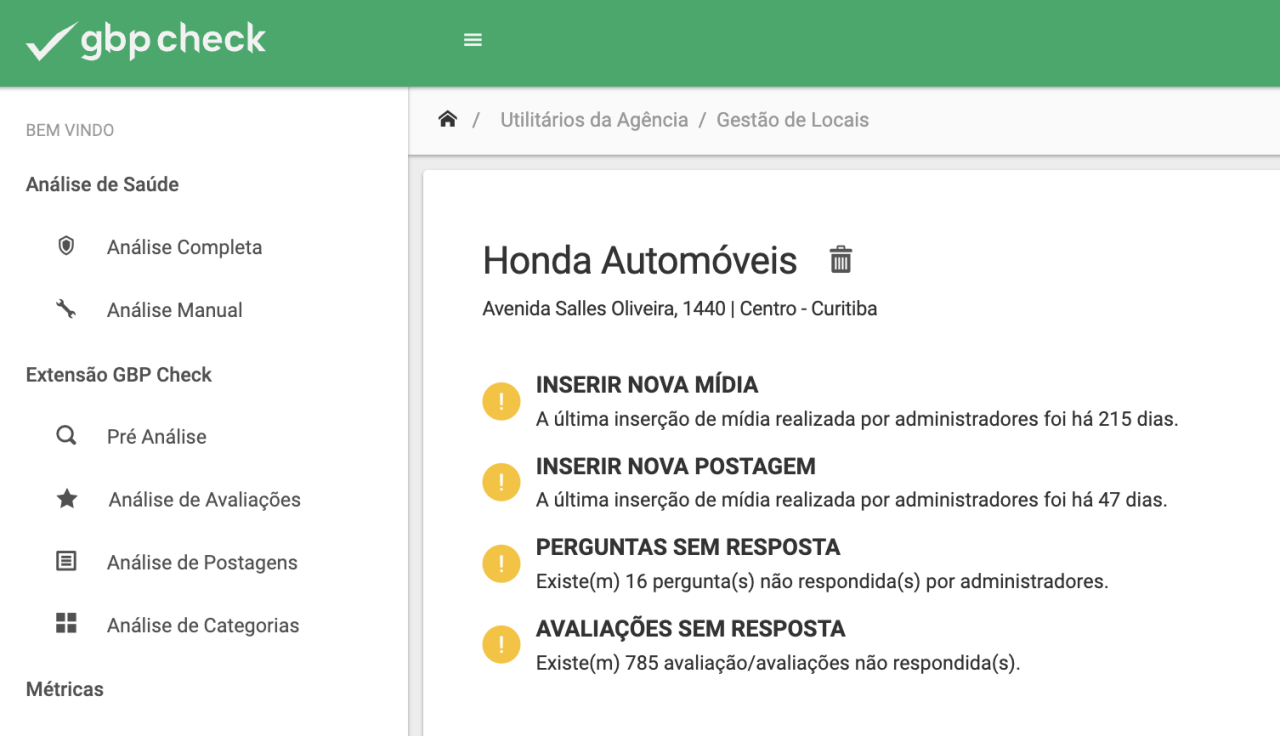 Locations Management for Google My Business